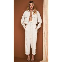 CALÇA SLOUCHY OFF WHITE LINHO - Todas as Calças - Calças | Buccanes